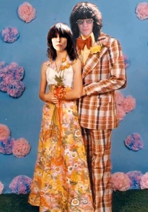 Joey Ramone & Chrissie Hynde Attend Prom Together 1968 - Madhouse Magazine