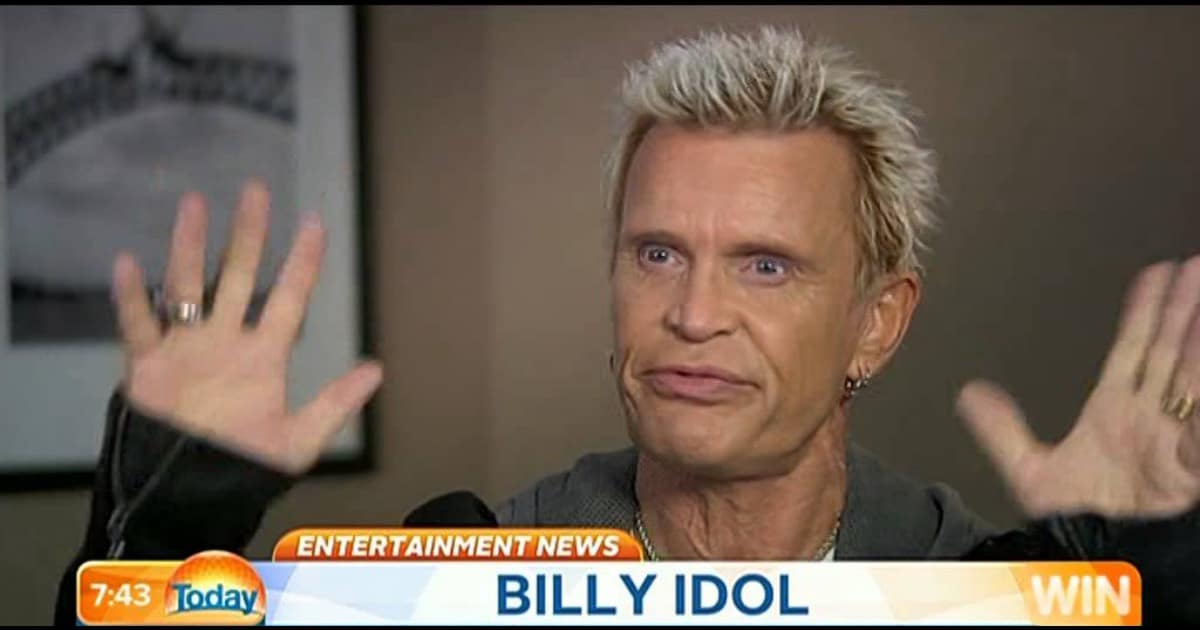 Billy Idol Delivers Baby on His Motorcycle! - Madhouse Magazine